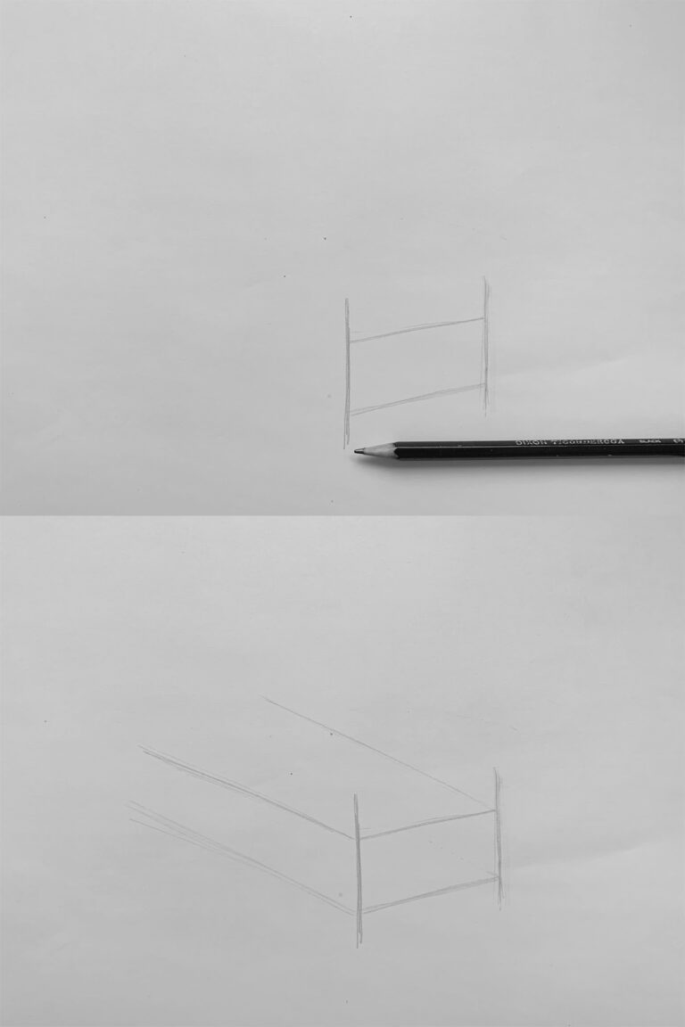 How To Draw A Bed - basicdraw.com