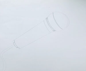 How to Draw a Microphone In 5 Easy Steps - basicdraw.com