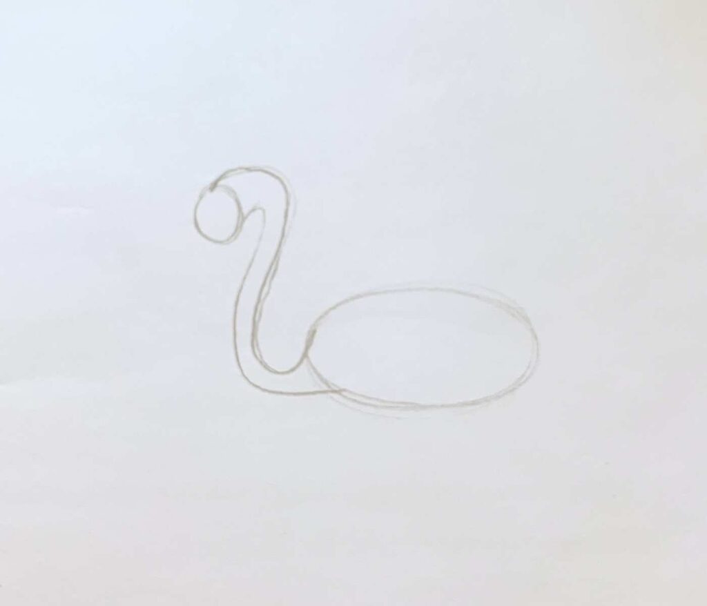 How to Draw a Flamingo With Feathers - basicdraw.com