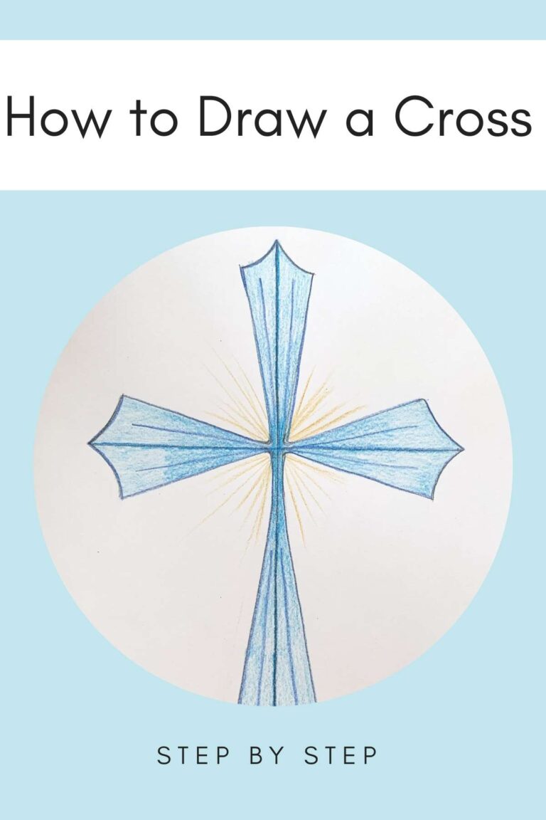 How To Draw A Cross With A T - basicdraw.com