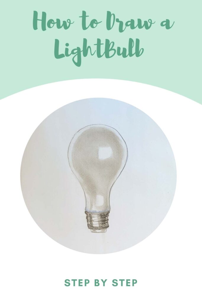How to draw A Lightbulb With Shading Tips - basicdraw.com