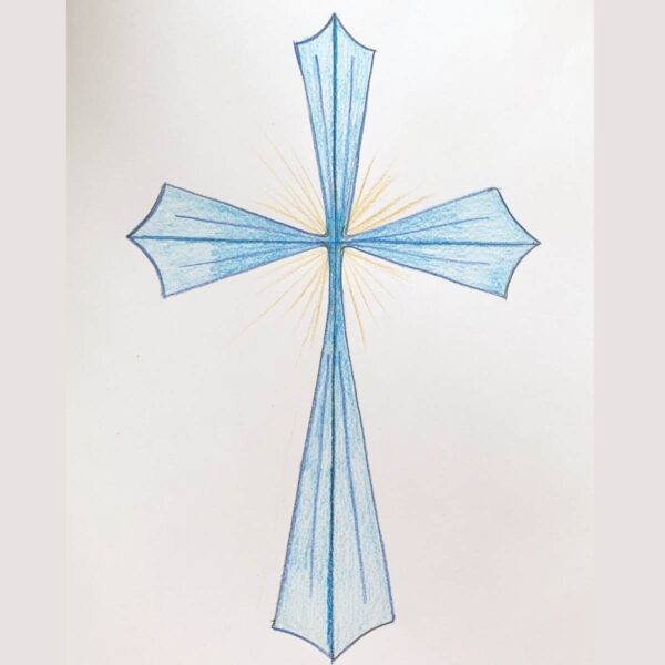 How To Draw A Cross With A T - basicdraw.com